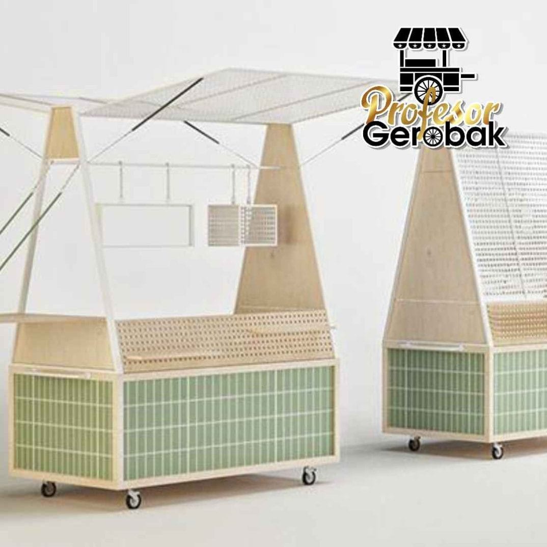 Gerobak Jualan Sederhana yang Cocok untuk Usaha Rumahan - Profesor Gerobak