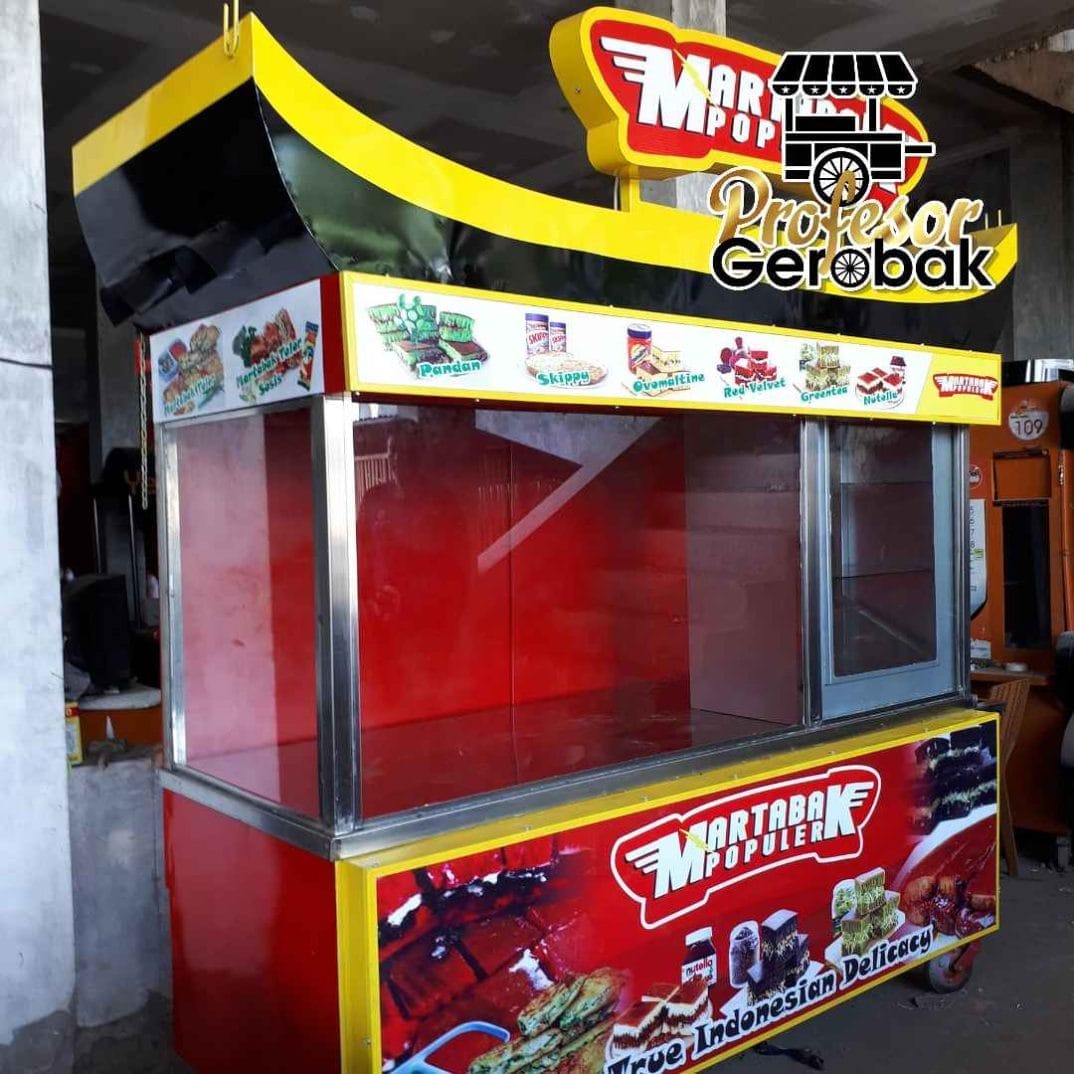 Gerobak Modern Minimalis yang Cocok untuk Usaha Makanan - Profesor Gerobak