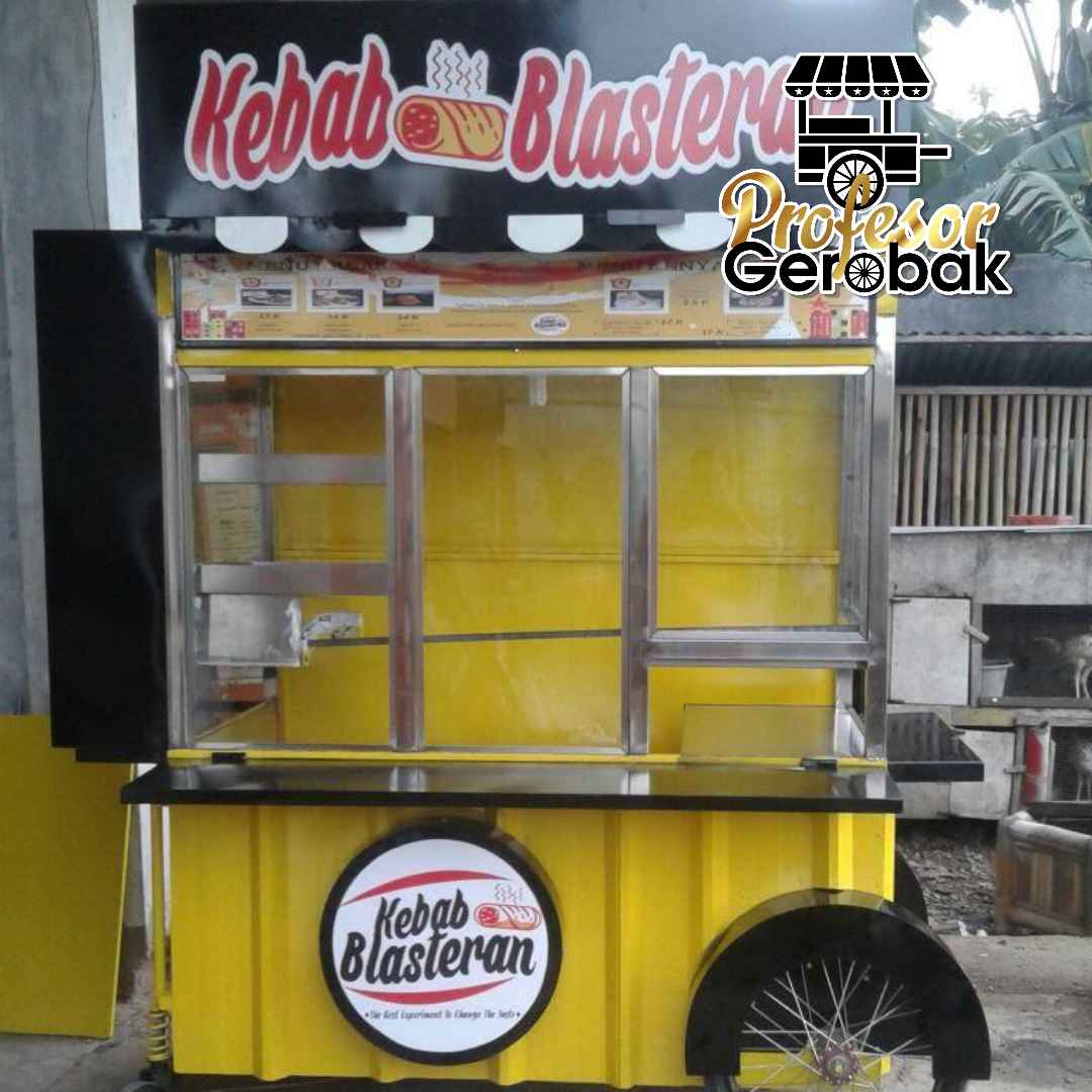 Jasa pembuatan gerobak Jakarta dengan desain custom - Profesor Gerobak