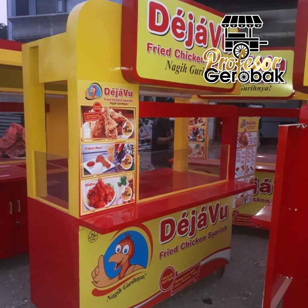 Jasa pembuatan booth makanan kekinian Paling Unik 2026 - Profesor Gerobak
