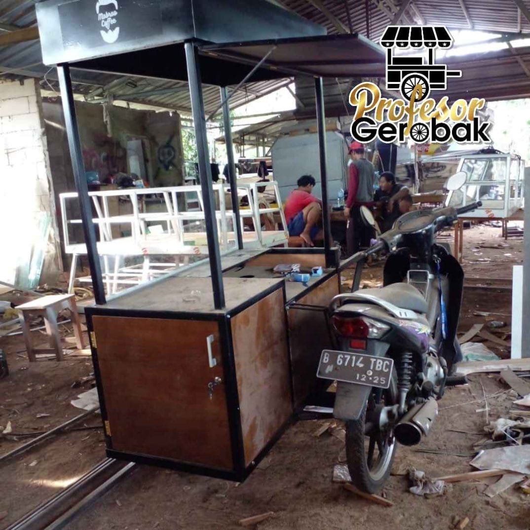 Gerobak Besi Motor yang Praktis untuk Usaha Keliling - Profesor Gerobak