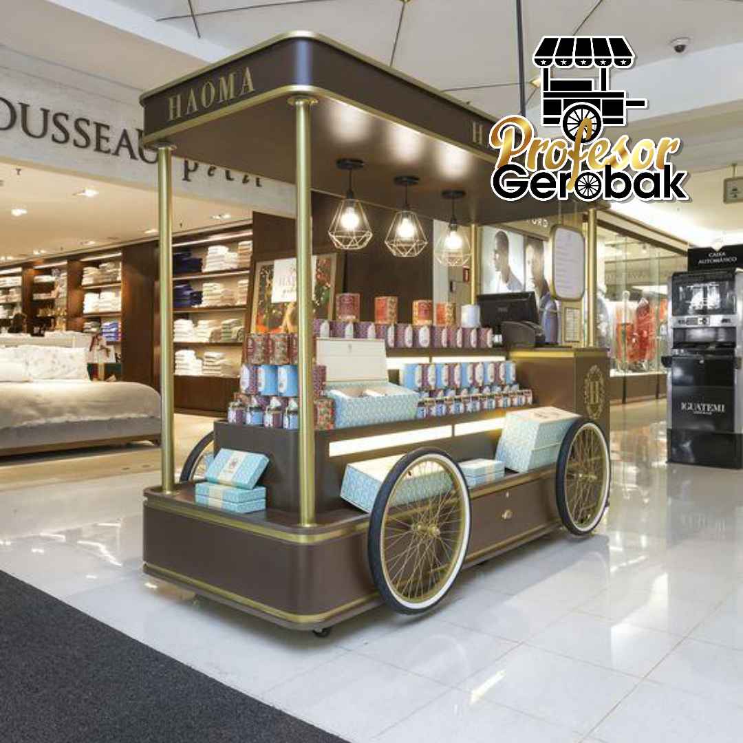 Gerobak kekinian minimalis dengan desain stylish dan modern - Profesor ...