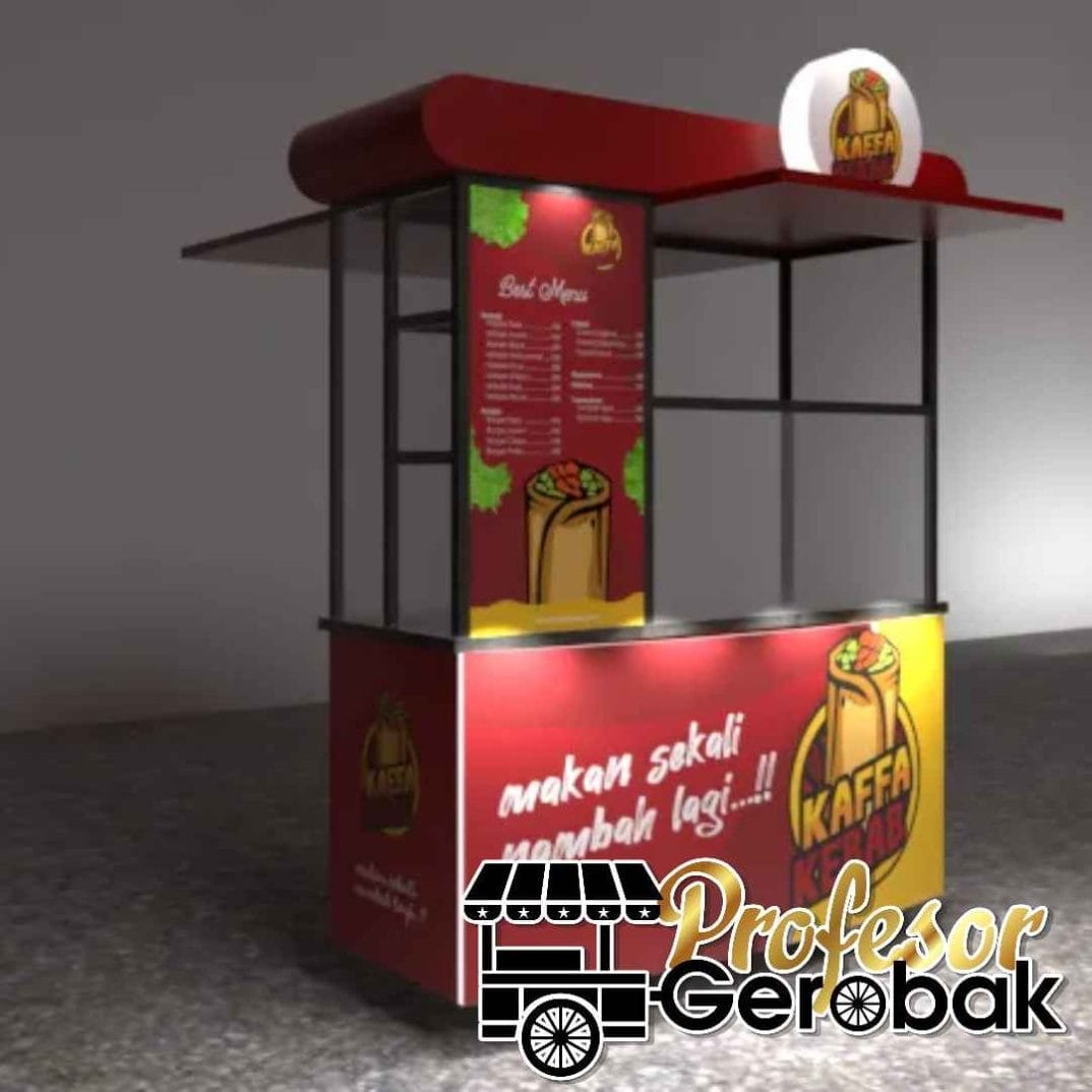 Jasa Desain Gerobak Jualan Unik dan Minimalis di Bekasi - Profesor Gerobak